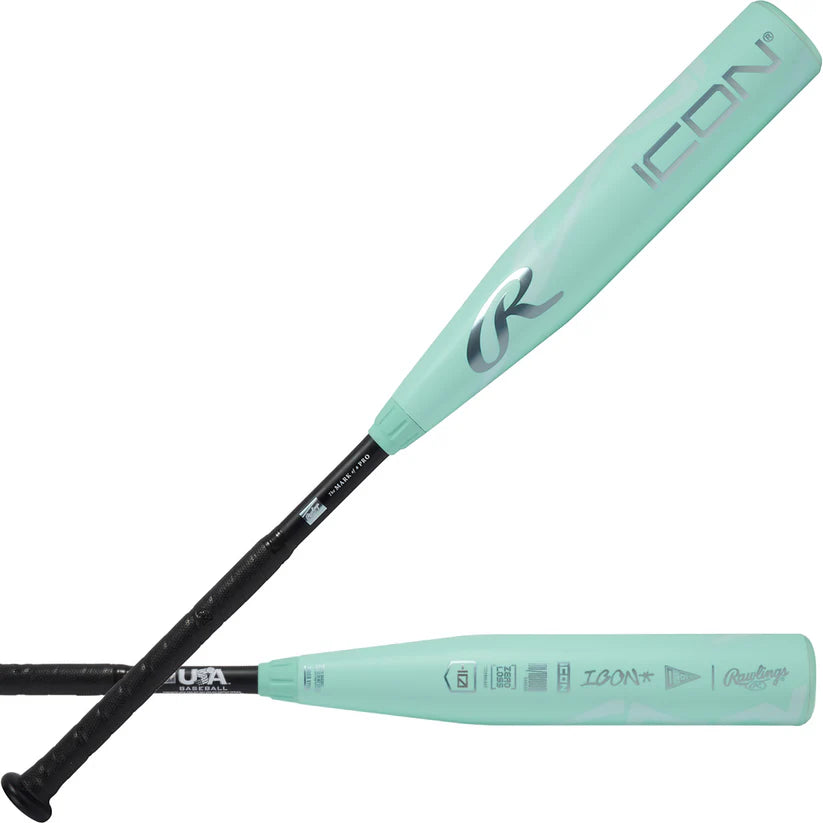 2026 Rawlings Icon -10 USA RUS6I10 Baseball Bat 2 5/8" Barrel Custom G ...