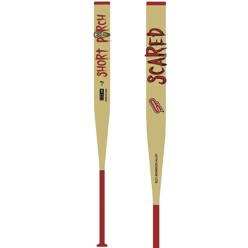 2026 Short Porch Scared (-3) BBCOR Baseball Bat Custom Game Ready ...